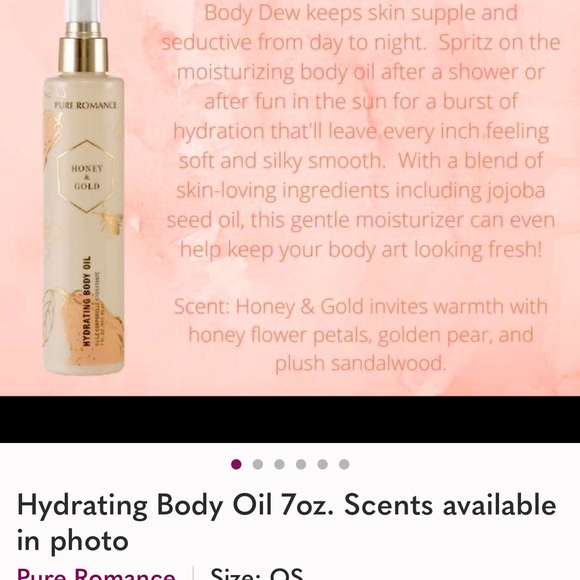 Pure Romance | Skincare | Pure Romance Hydrating Body Oil Collection ...